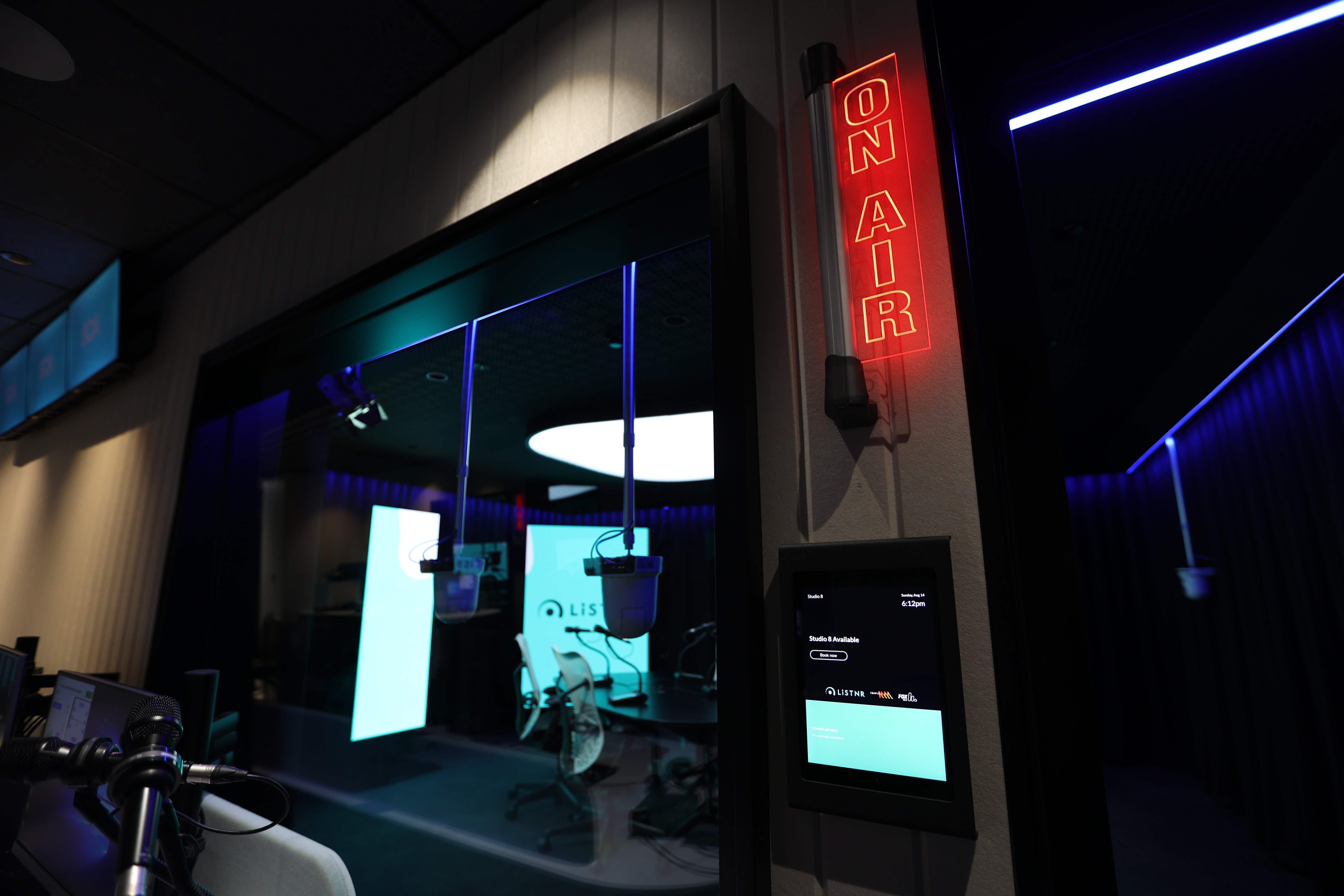 SCAs new studio ft Telos Alliance audio broadcast processing equipment ...