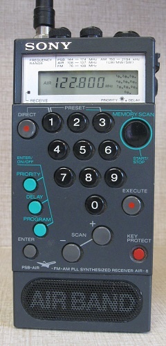 Vintage Audio: Sony AIR-7 Aviation Band Synthesized Receiver | Telos ...
